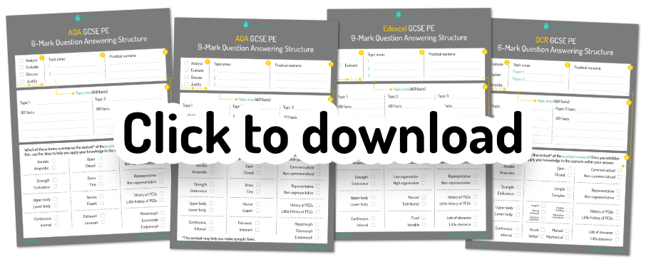 Extended Writing in GCSE PE Exams