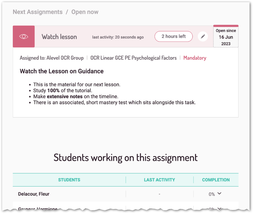How I get my students evaluating in PE lessons Part 2