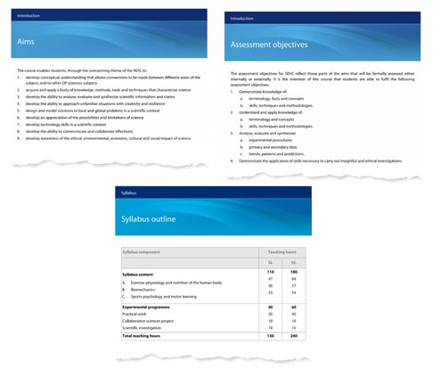 IB Sports, exercise and health science, I salute you!