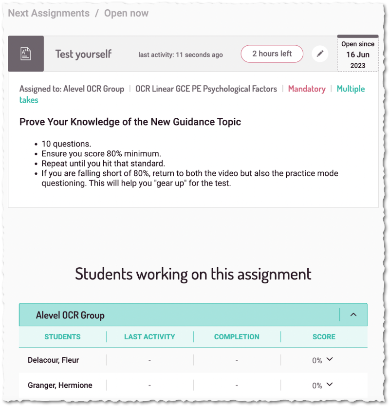 Build, Peak, Maintain