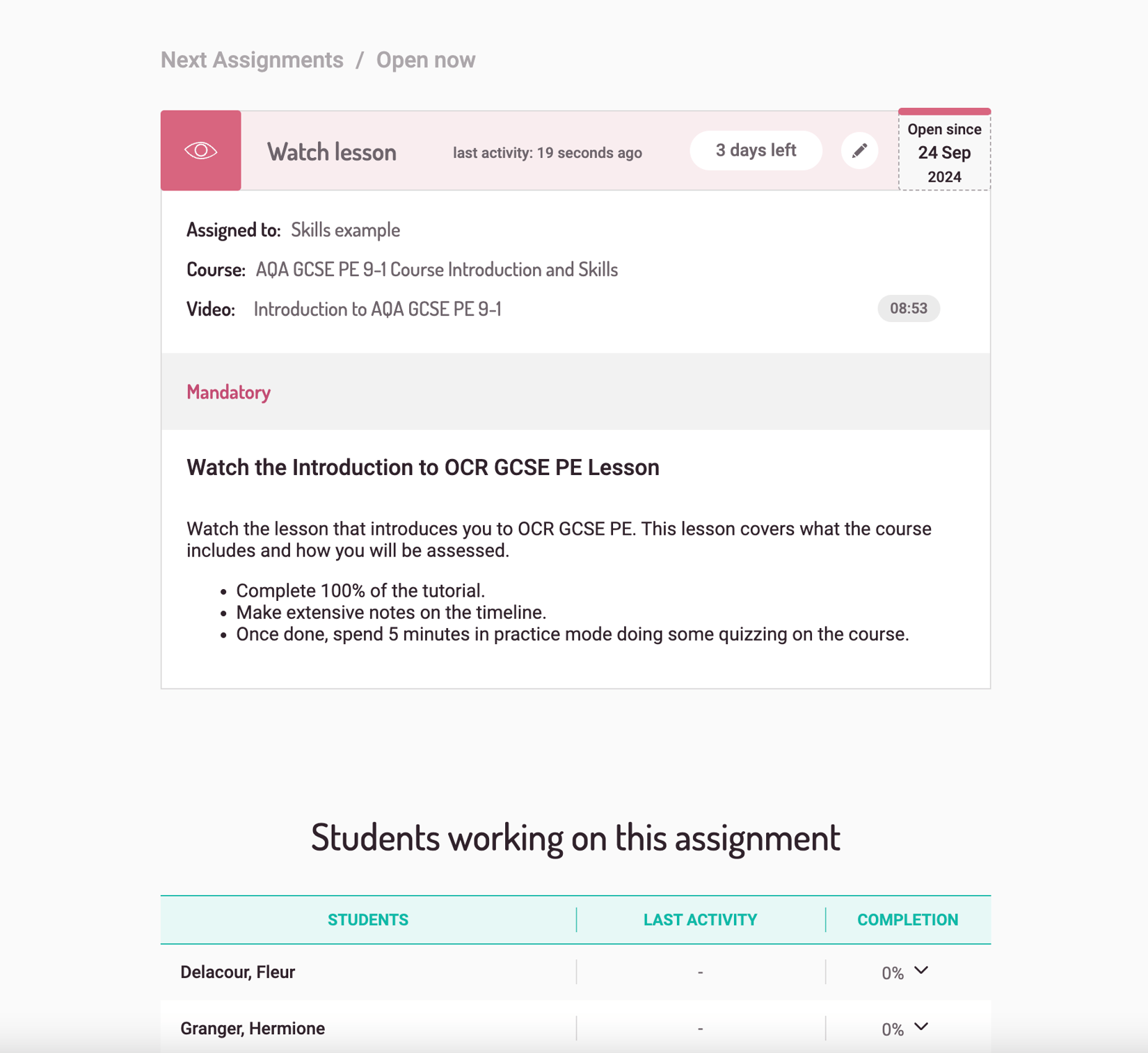 PE Skills courses - Now at your fingertips!