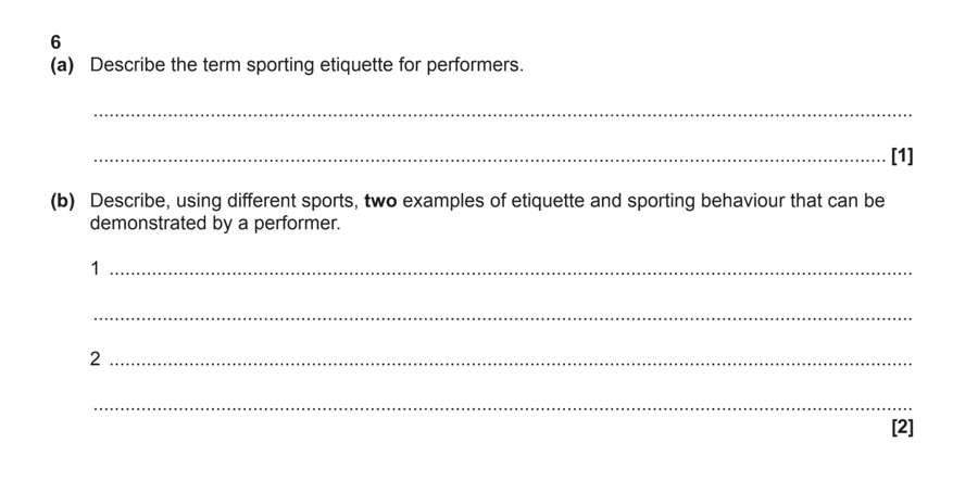 We need to talk about PE mark schemes