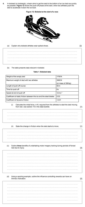 New Exam Question Resources for IB SEHS