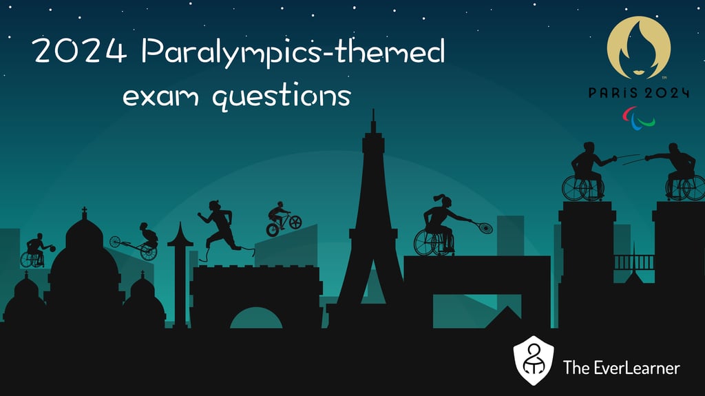 Paralympics themed exam questions (2024)